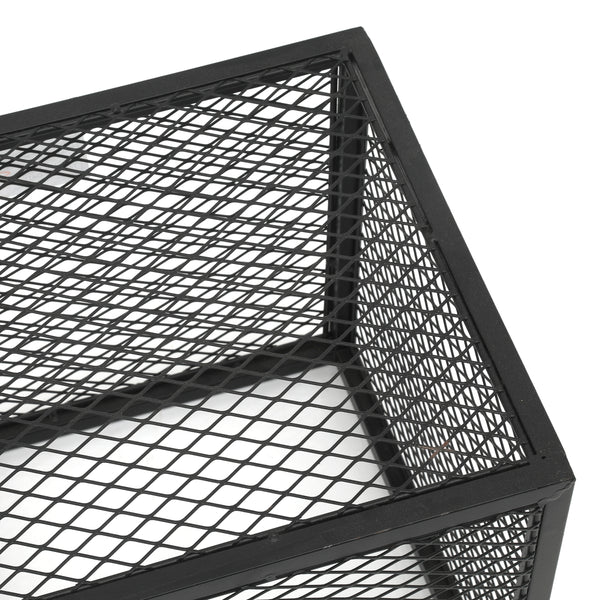 Black Grate Metal Display Box - Gil & Roy Props