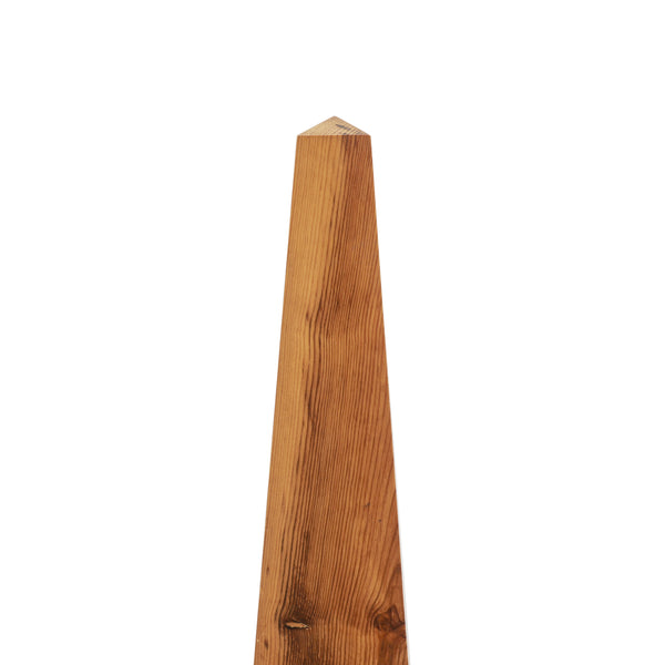 Tall Wood Spire Table Sculpture - Gil & Roy Props