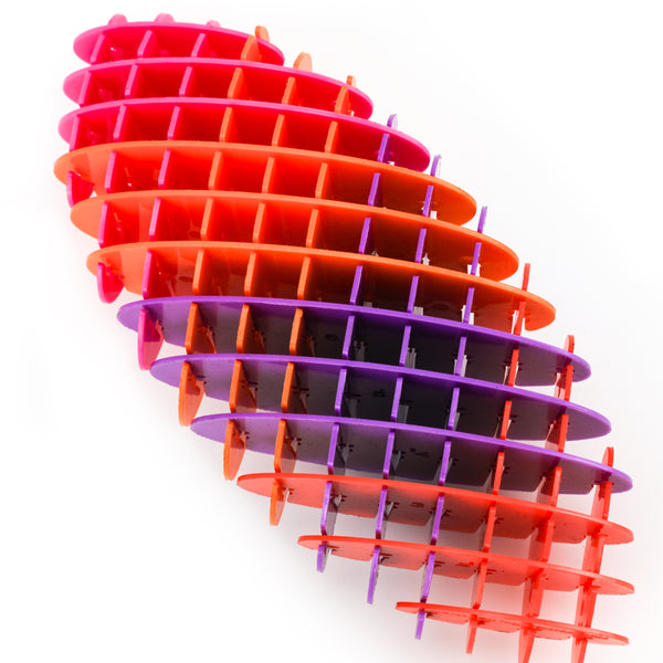 Orange / Purple Grid Toy - Gil & Roy Props