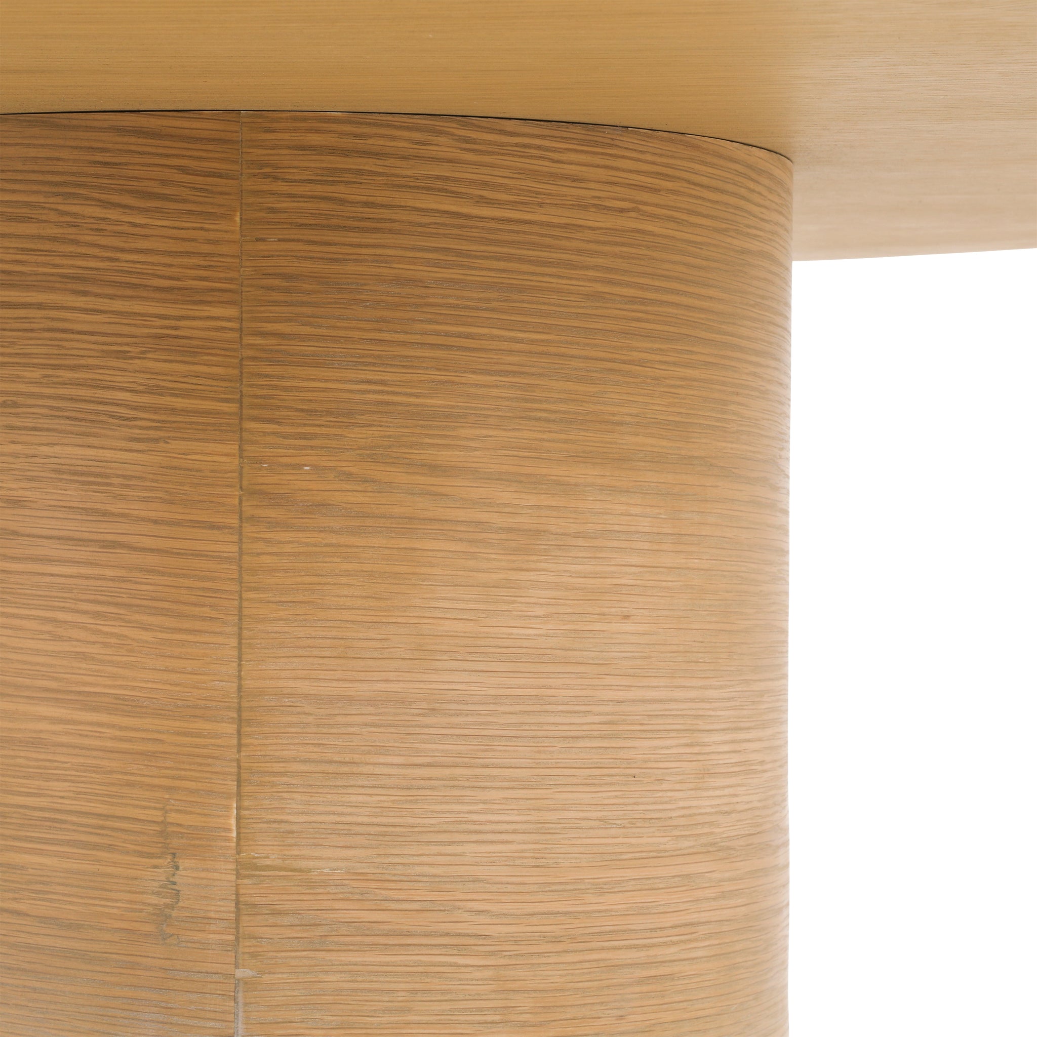 Natural Wood Round Dining Table - Gil & Roy Props