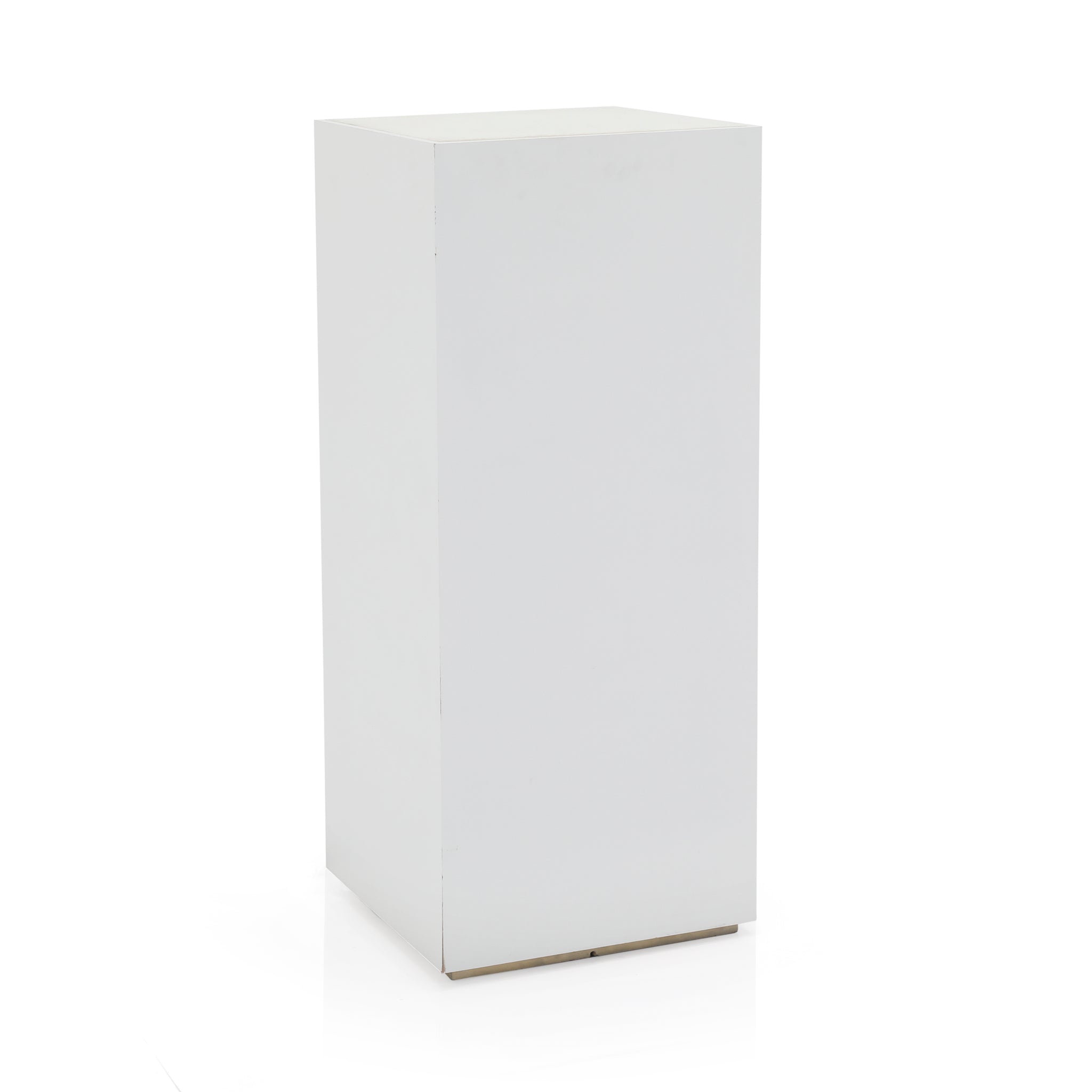 White Podium / Pedestal with Light on Base - Gil & Roy Props