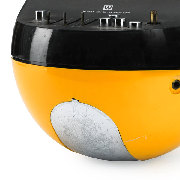 Yellow Sphere Stereo Radio - Gil & Roy Props