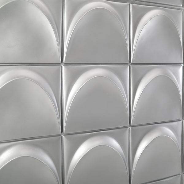 Large Silver Patterned Room Divider - Gil & Roy Props