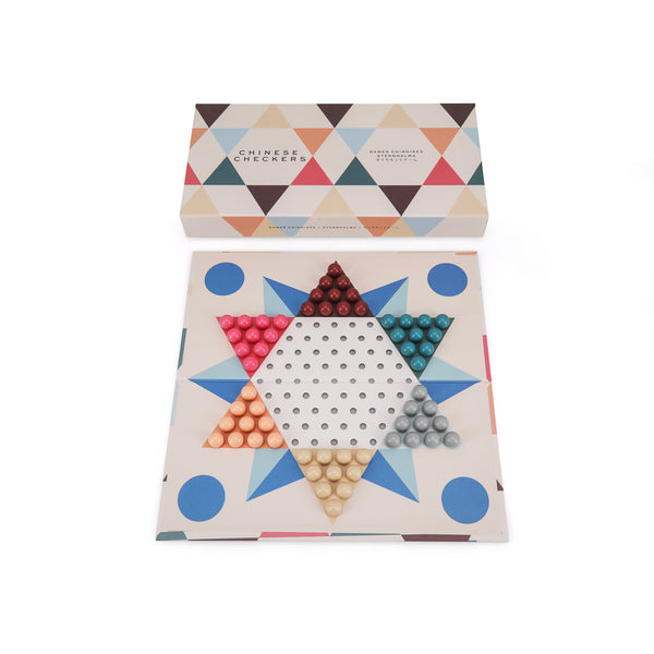 Colorful Chinese Checkers Box Set (A+D) - Gil & Roy Props