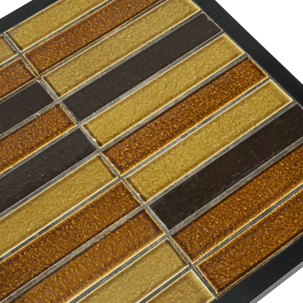 Orange & Yellow Tile Coffee Table - Gil & Roy Props