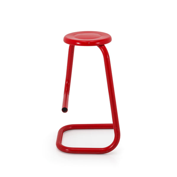 Red Paperclip Stool - Gil & Roy Props