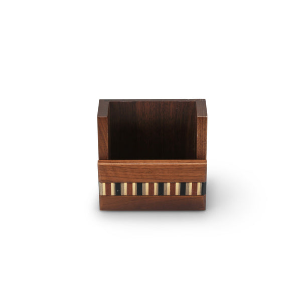 Small Striped Wood Note Tray - Gil & Roy Props