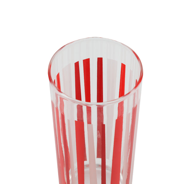 Red / White Stripe Glassware - Gil & Roy Props