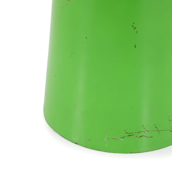 Green Round Top Metal Pedestal - Gil & Roy Props