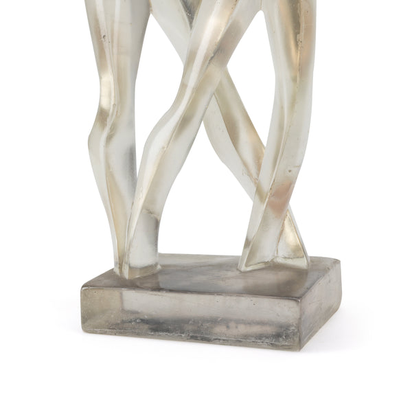 Clear Acrylic Lovers Sculpture (A+D) - Gil & Roy Props