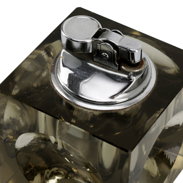 Smoked Acrylic Cube Lighter - Gil & Roy Props