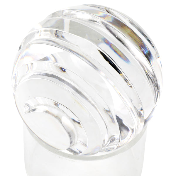Textured Glass Paperweight Sphere w/ Stand (A+D) - Gil & Roy Props