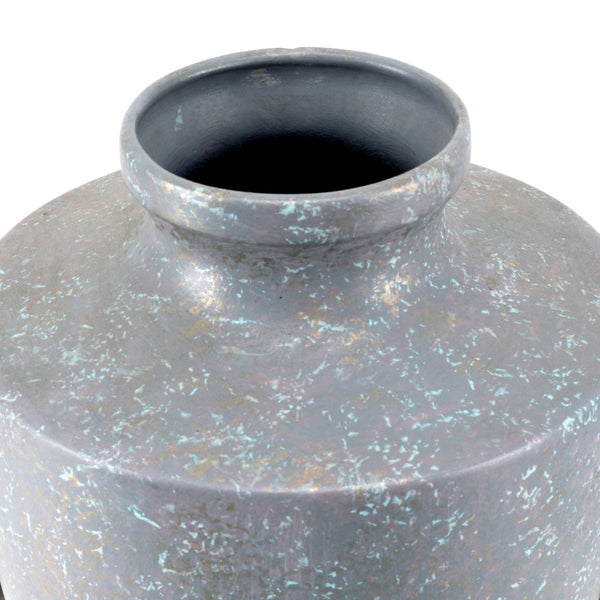 Large Grey / Blue Speckled Vase (A+D) - Gil & Roy Props