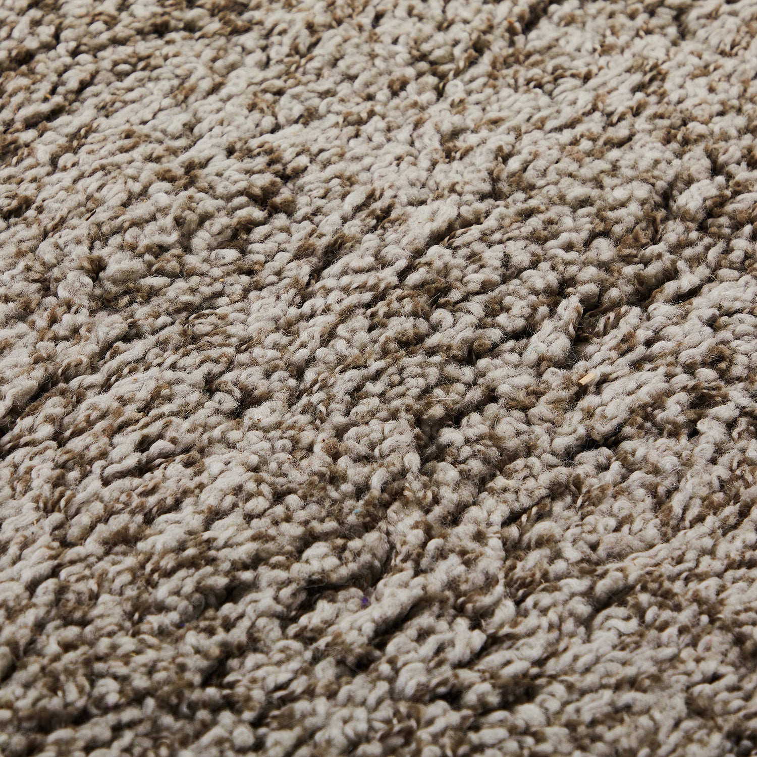 Large Taupe High Pile Rug - Gil & Roy Props