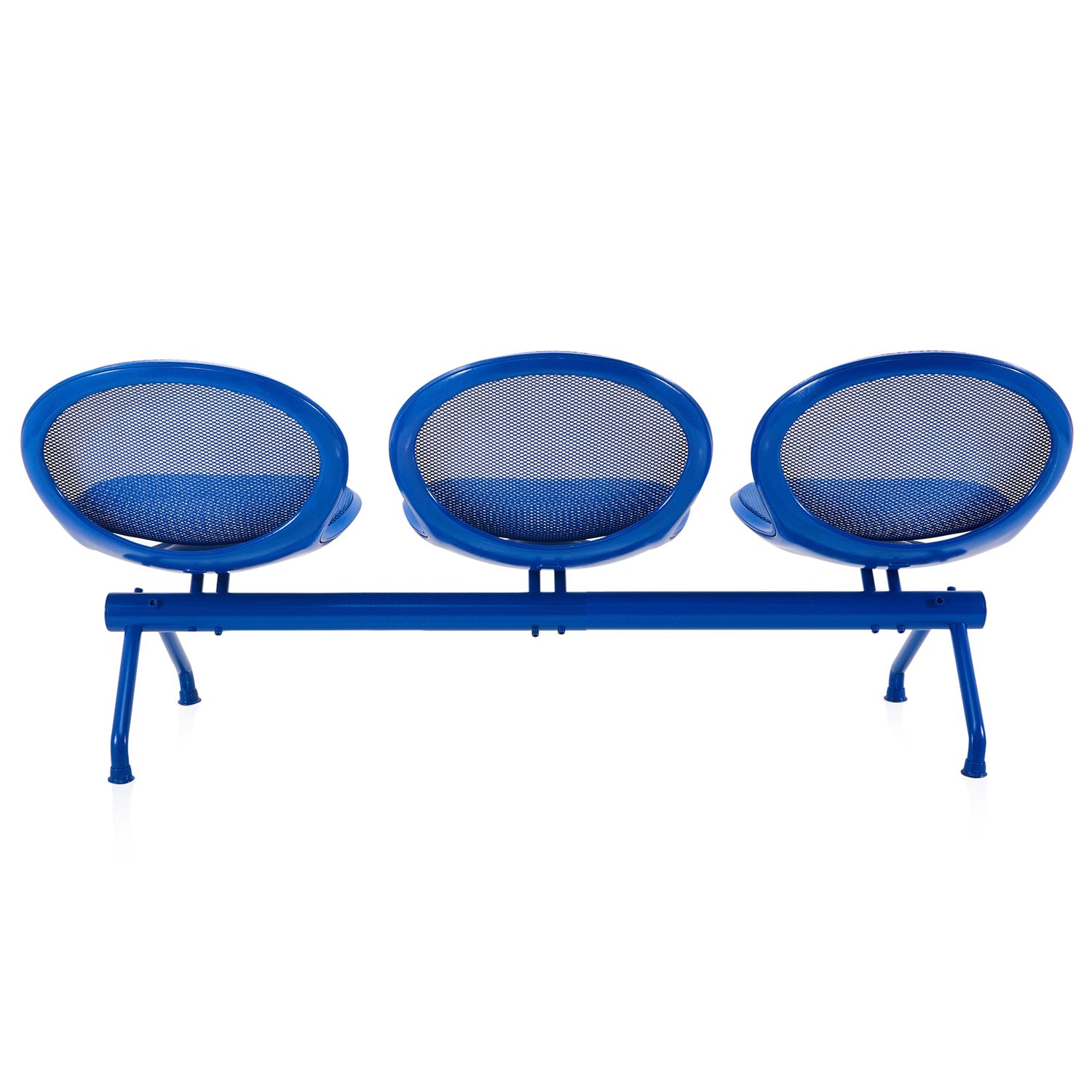 Blue Three Seat Tandem Seating Bench - Gil & Roy Props