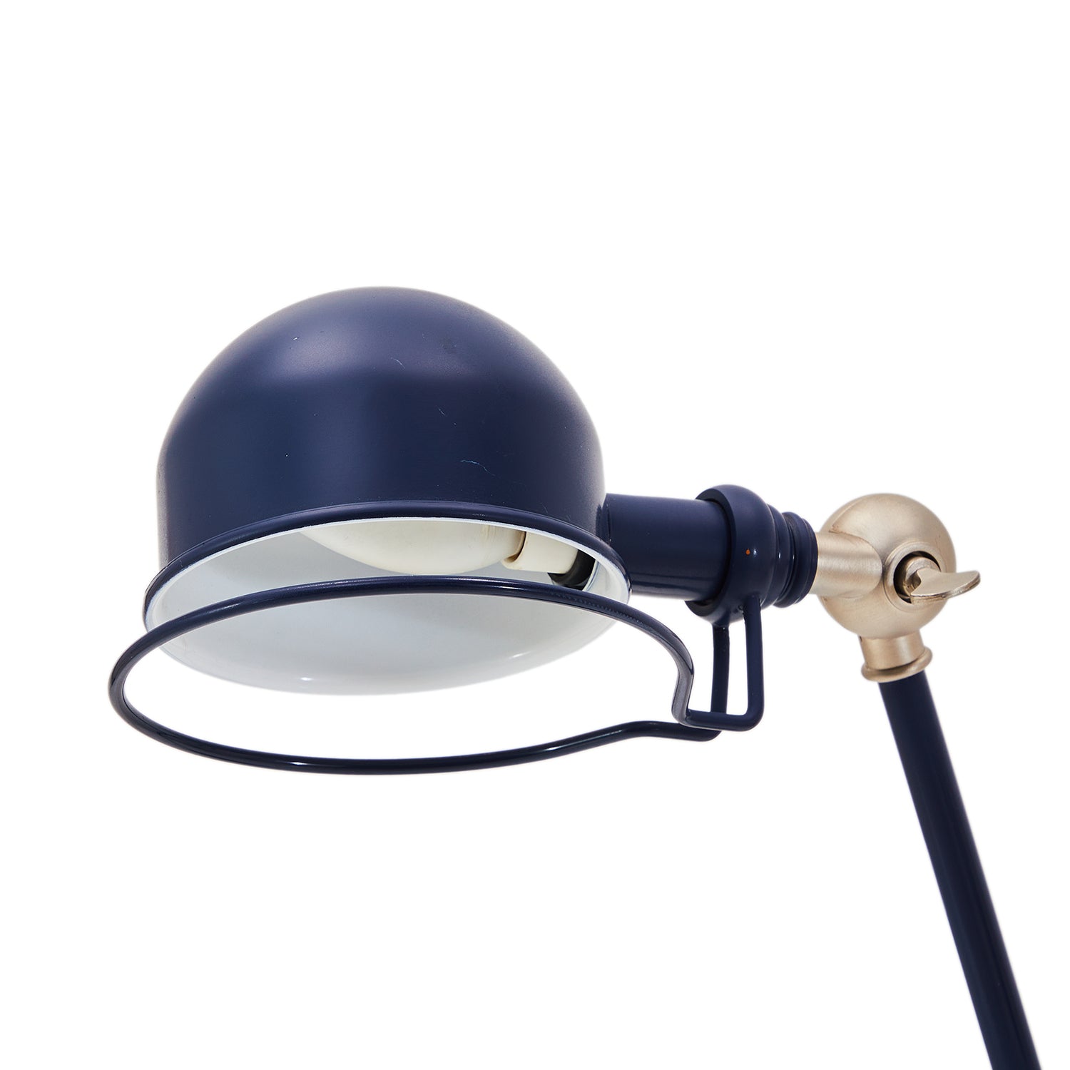 Blue Dark Adjustable Swing Arm Desk Lamp - Gil & Roy Props