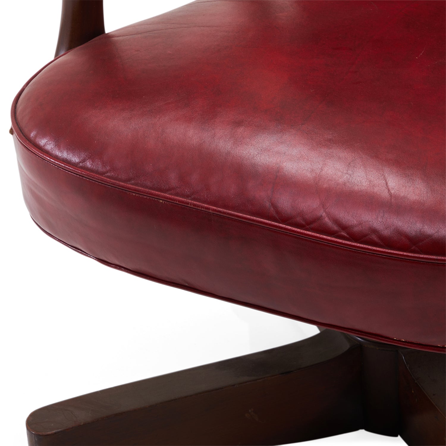 Red Vinyl Executive Chair - Gil & Roy Props