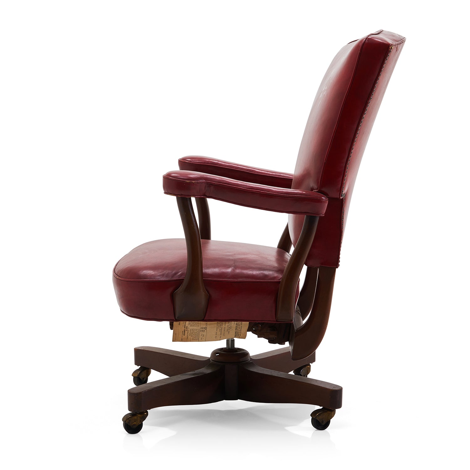 Red Vinyl Executive Chair - Gil & Roy Props
