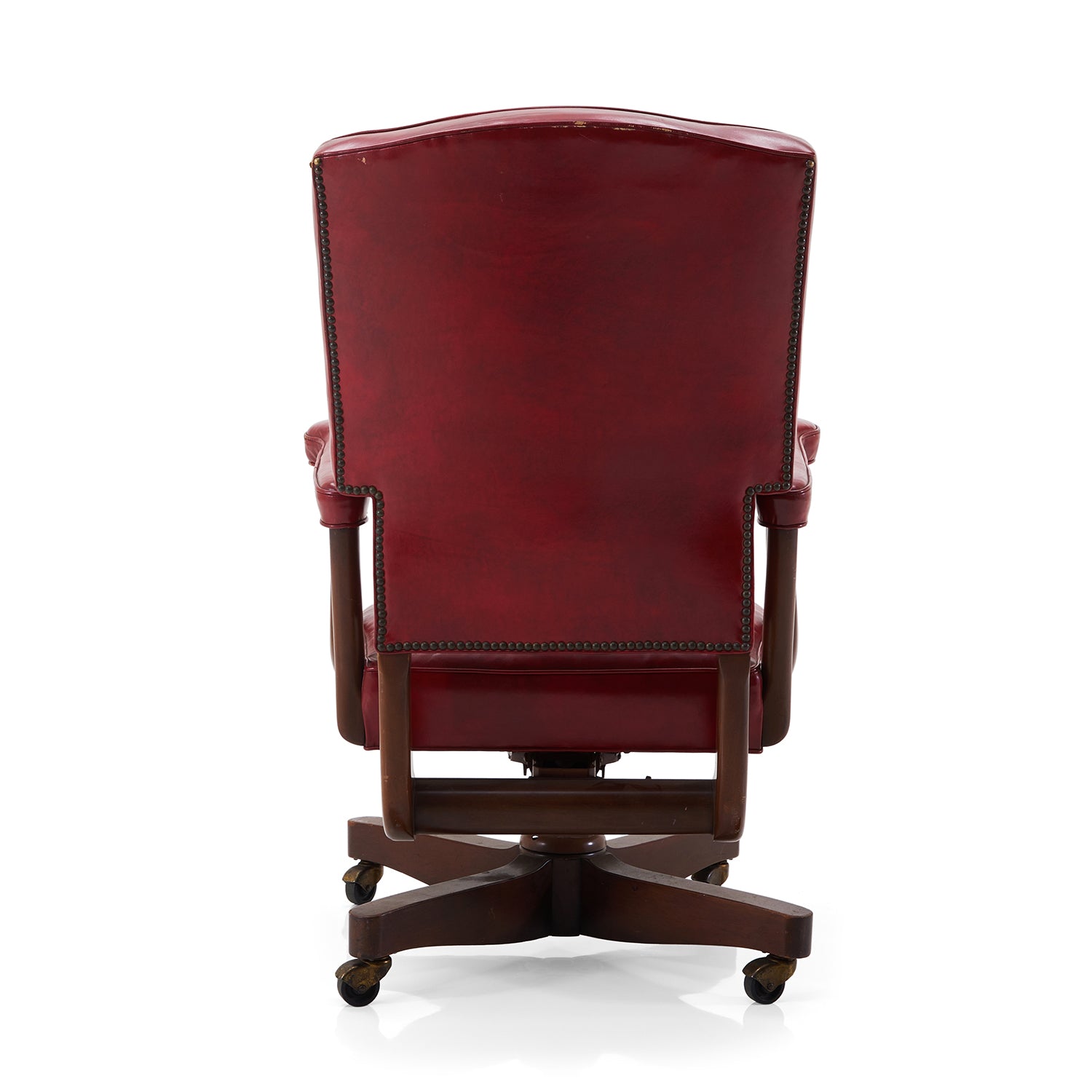 Red Vinyl Executive Chair - Gil & Roy Props
