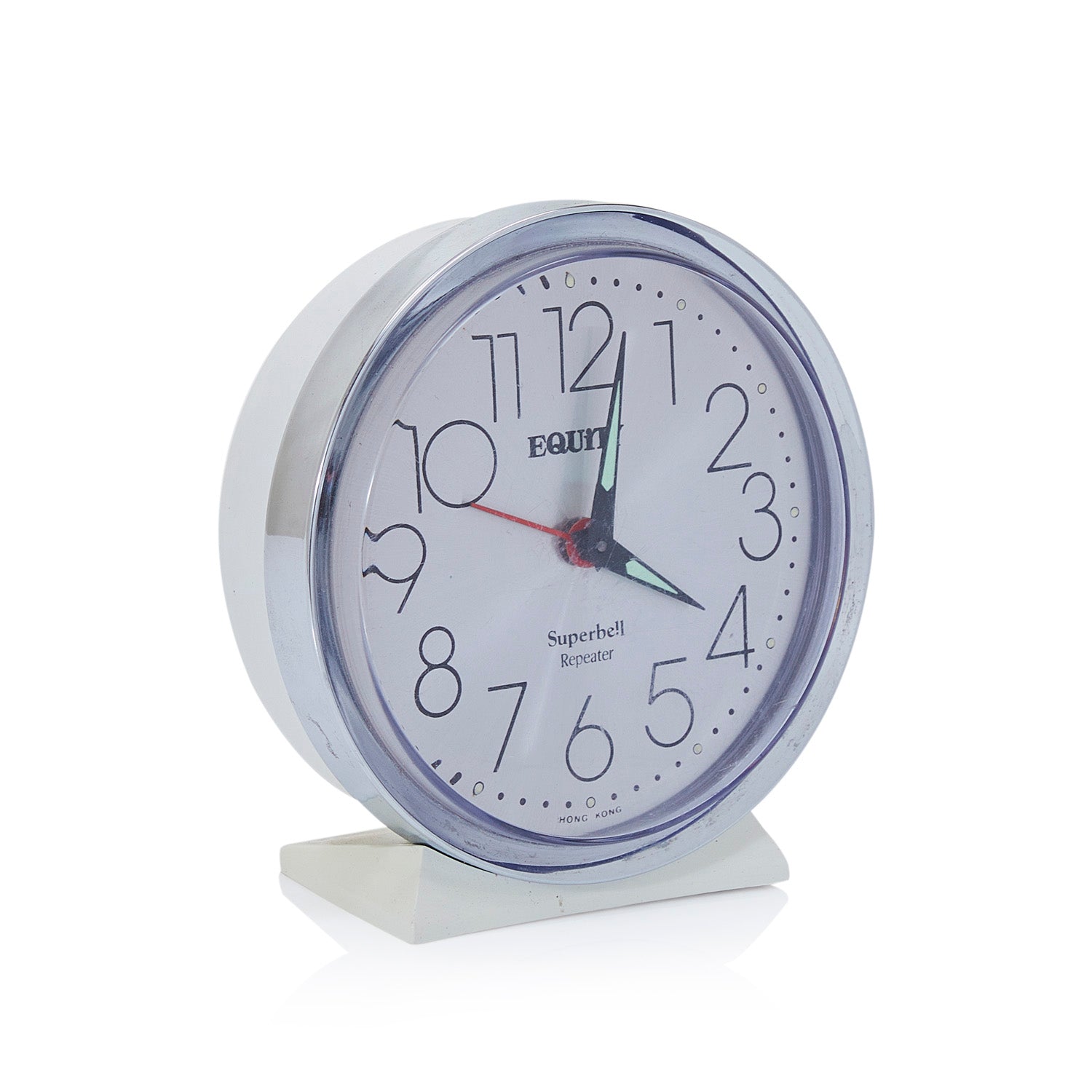 Round Silver Alarm Clock - Gil & Roy Props