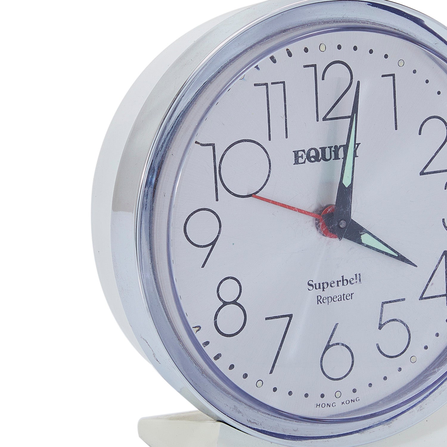 Round Silver Alarm Clock - Gil & Roy Props