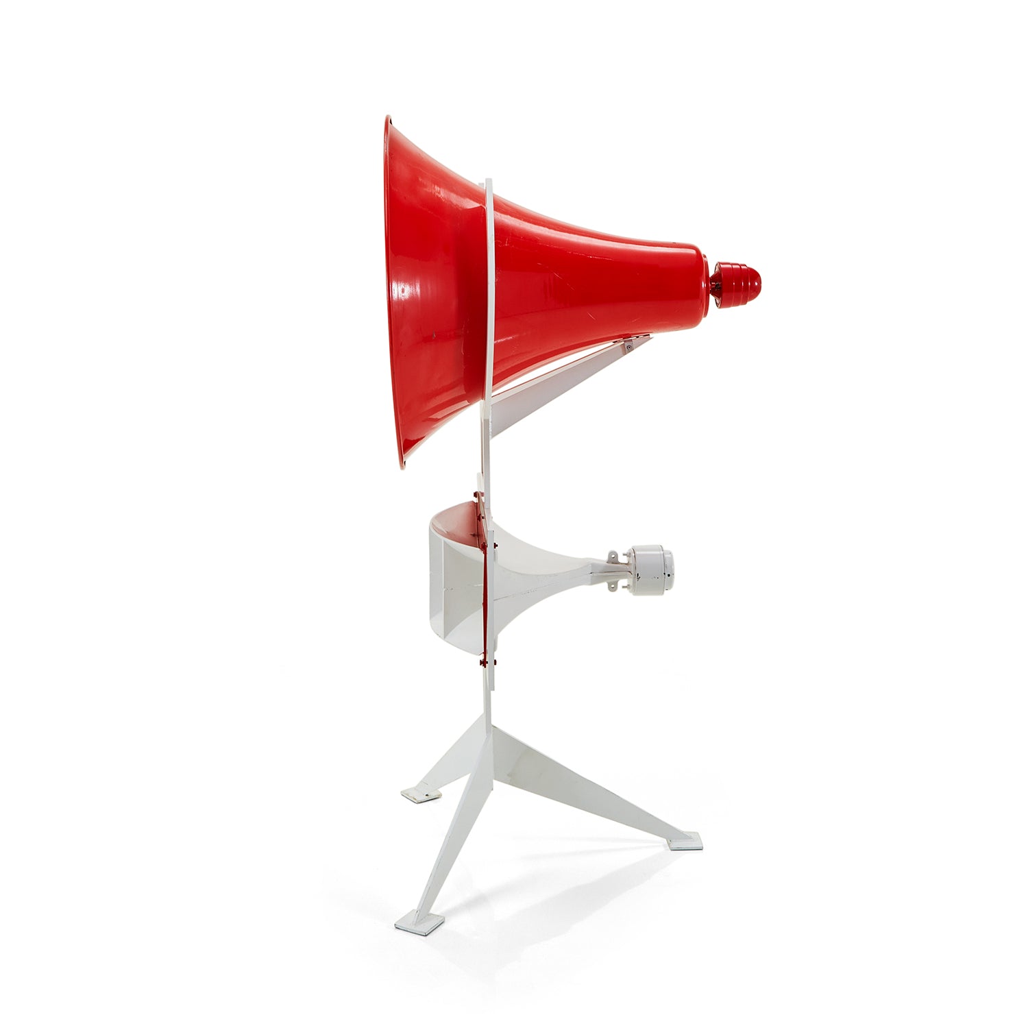 Giant Metal Red & White Standing Loudspeaker - Gil & Roy Props