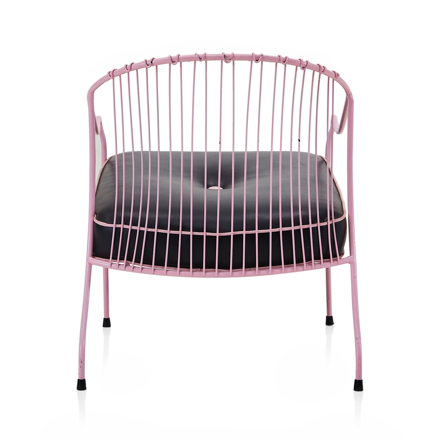 Black & Pink Wire Outdoor Chair - Gil & Roy Props