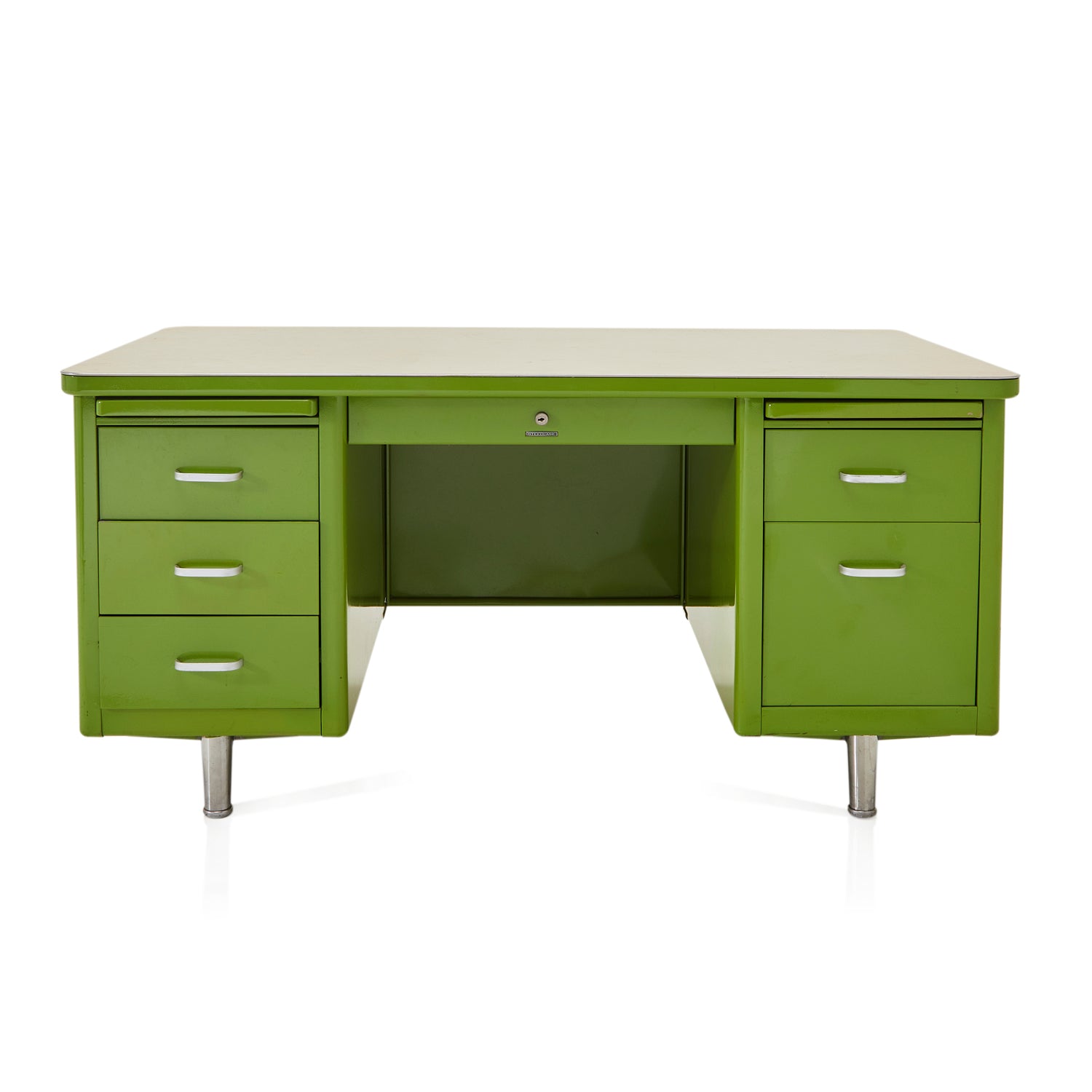 Green Metal Tanker Desk Gil Roy Props