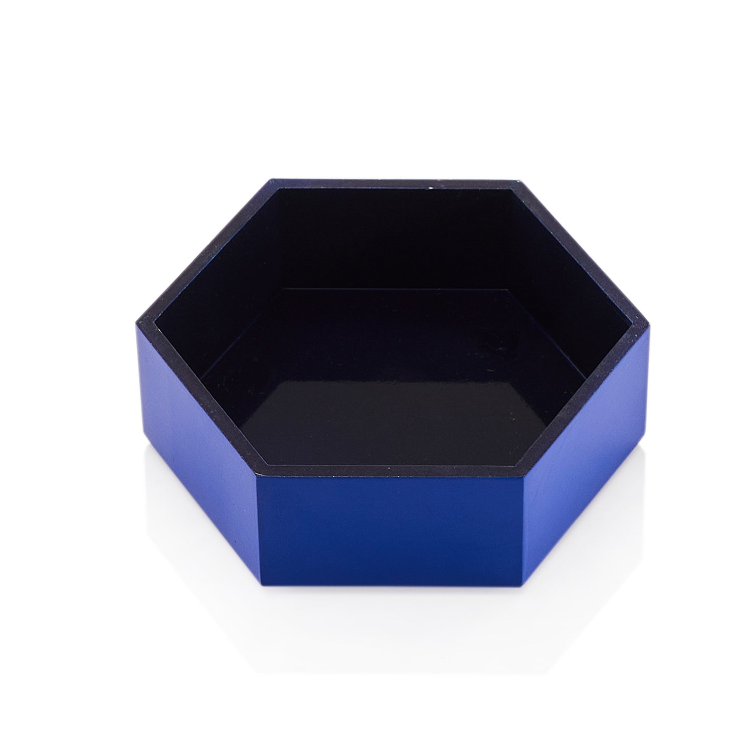 Blue Small Hexagon Tray (A+D) - Gil & Roy Props