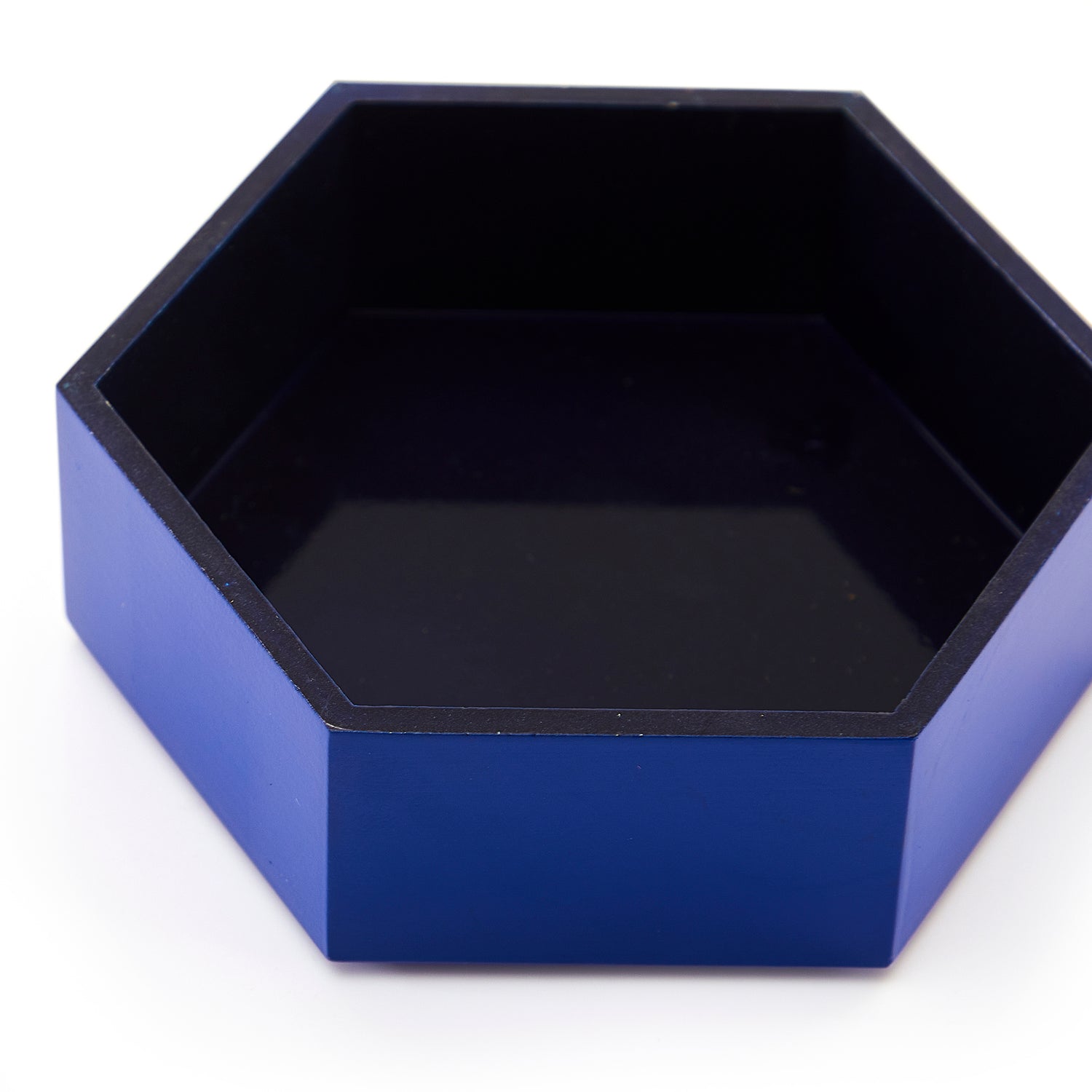 Blue Small Hexagon Tray (A+D) - Gil & Roy Props