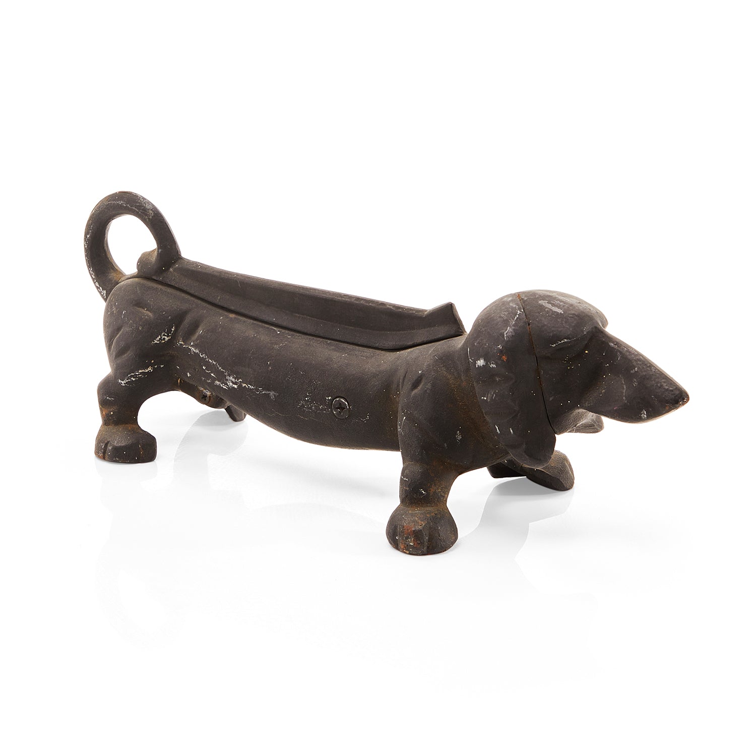Brown Metal Wiener Dog Boot Scraper - Gil & Roy Props