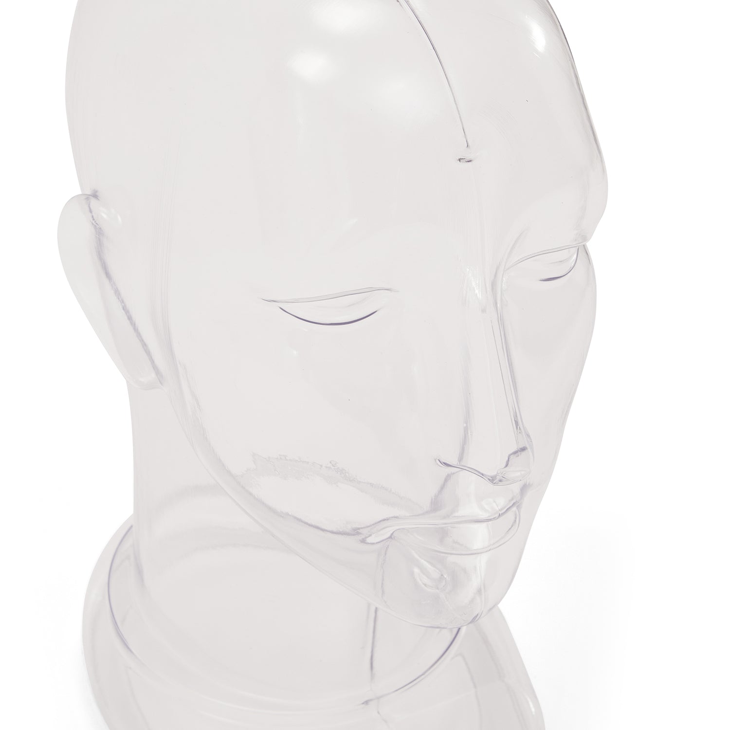 Translucent Plastic Head Sculpture - Gil & Roy Props