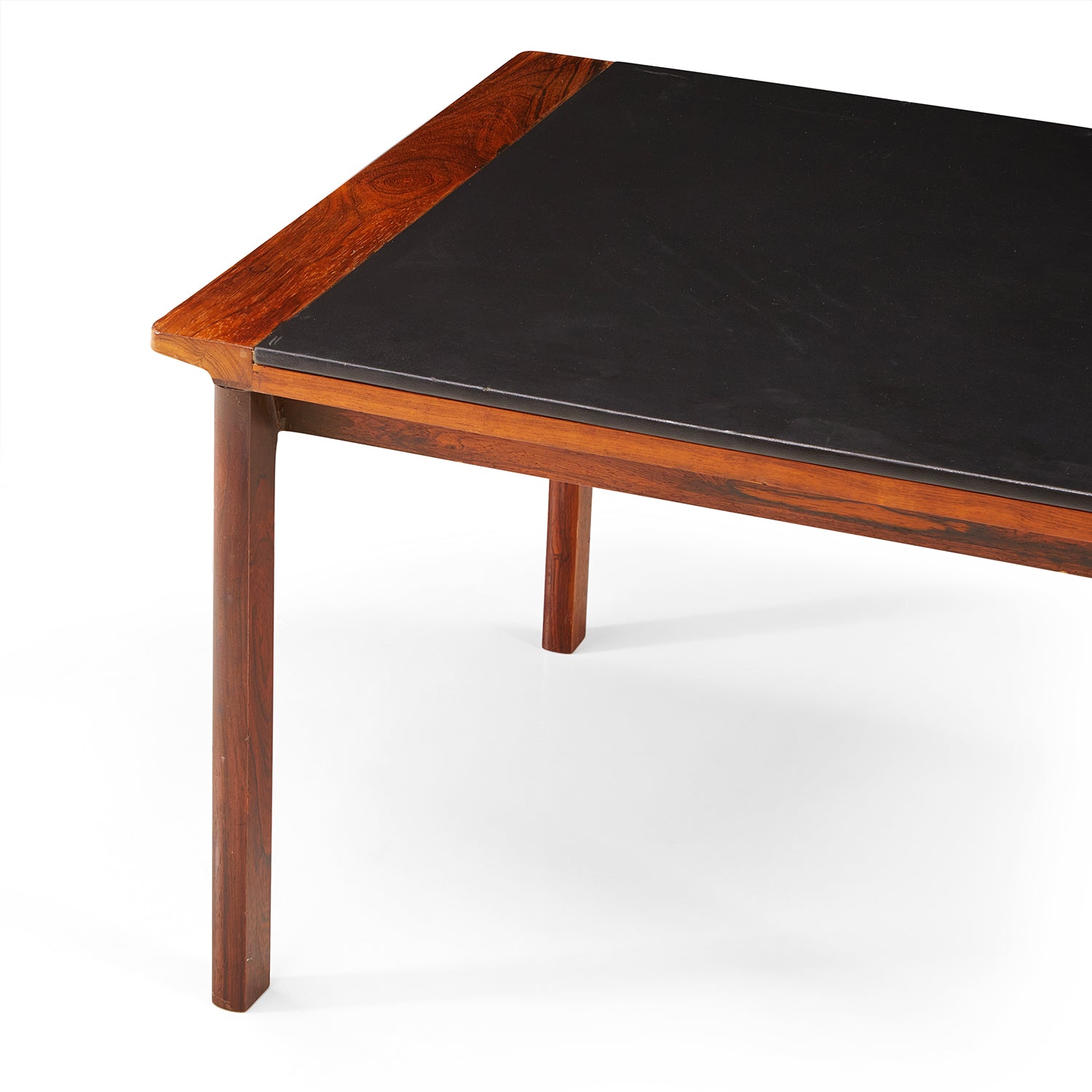 Wood & Leather Coffee Table - Gil & Roy Props