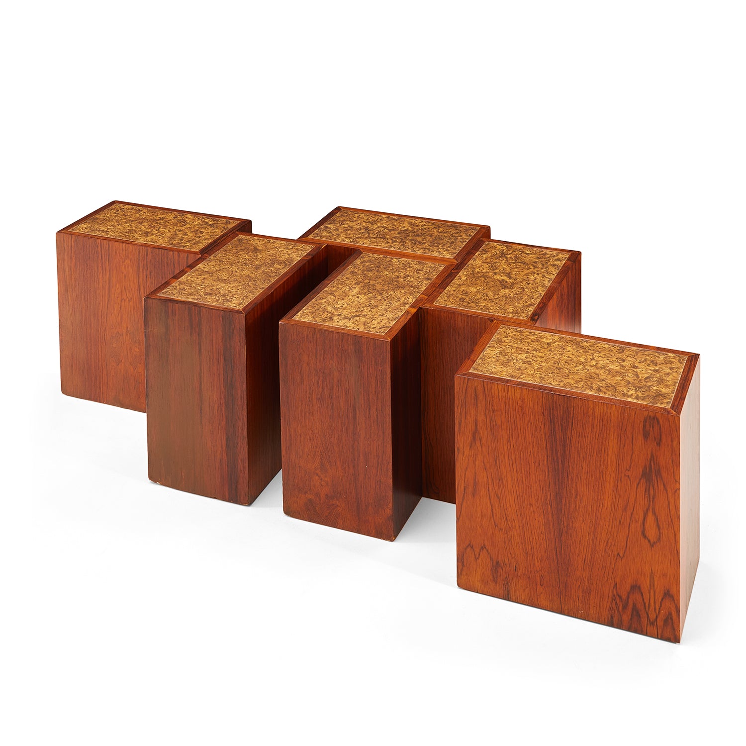 Wood Blocks Coffee Table - Gil & Roy Props