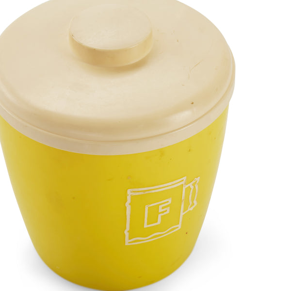 Yellow Plastic Kitchen Storage Container - Gil & Roy Props