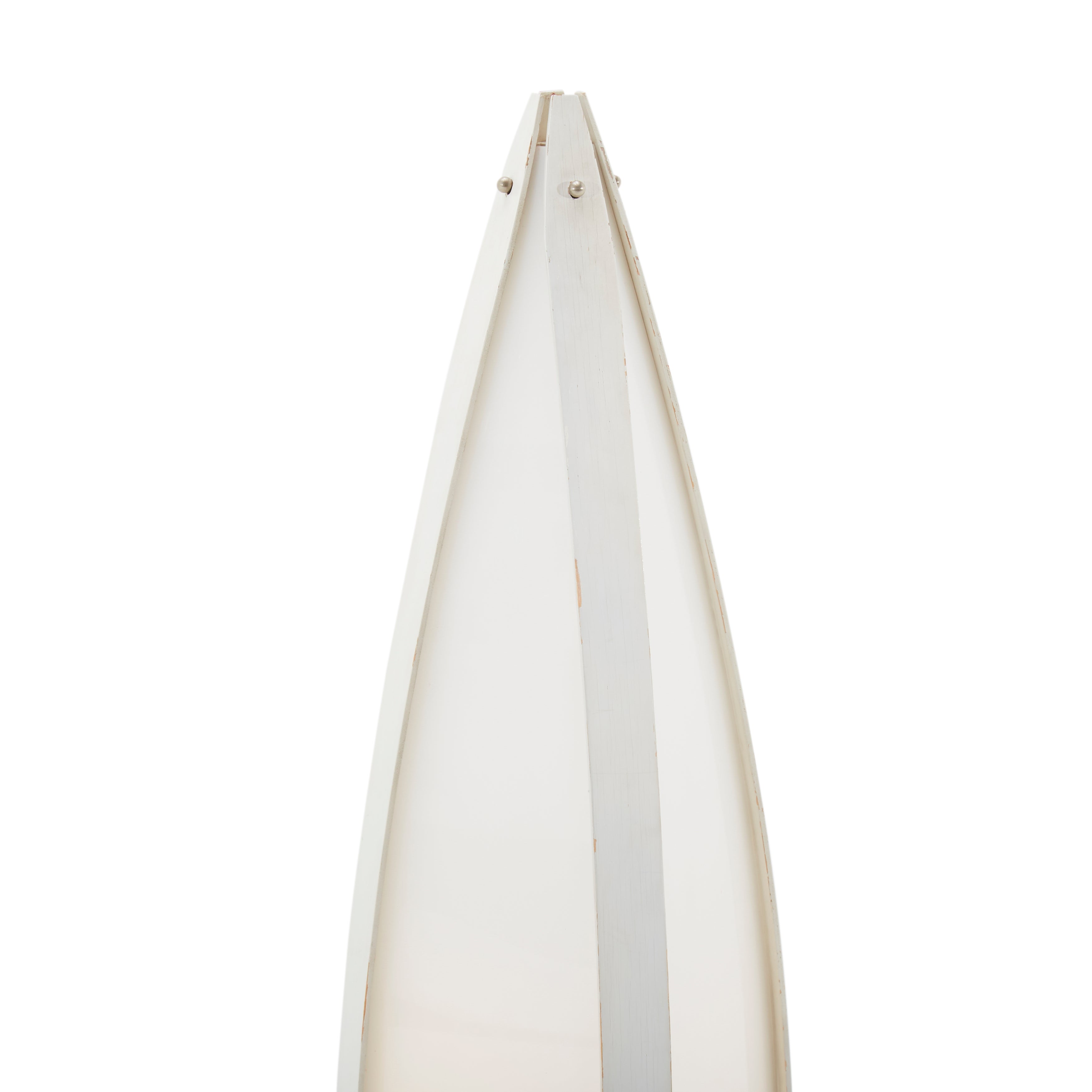 Tall White Teardrop Shape Lamp - Gil & Roy Props