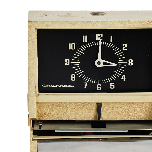 Cream Cincinnati Industrial Punch Clock - Gil & Roy Props