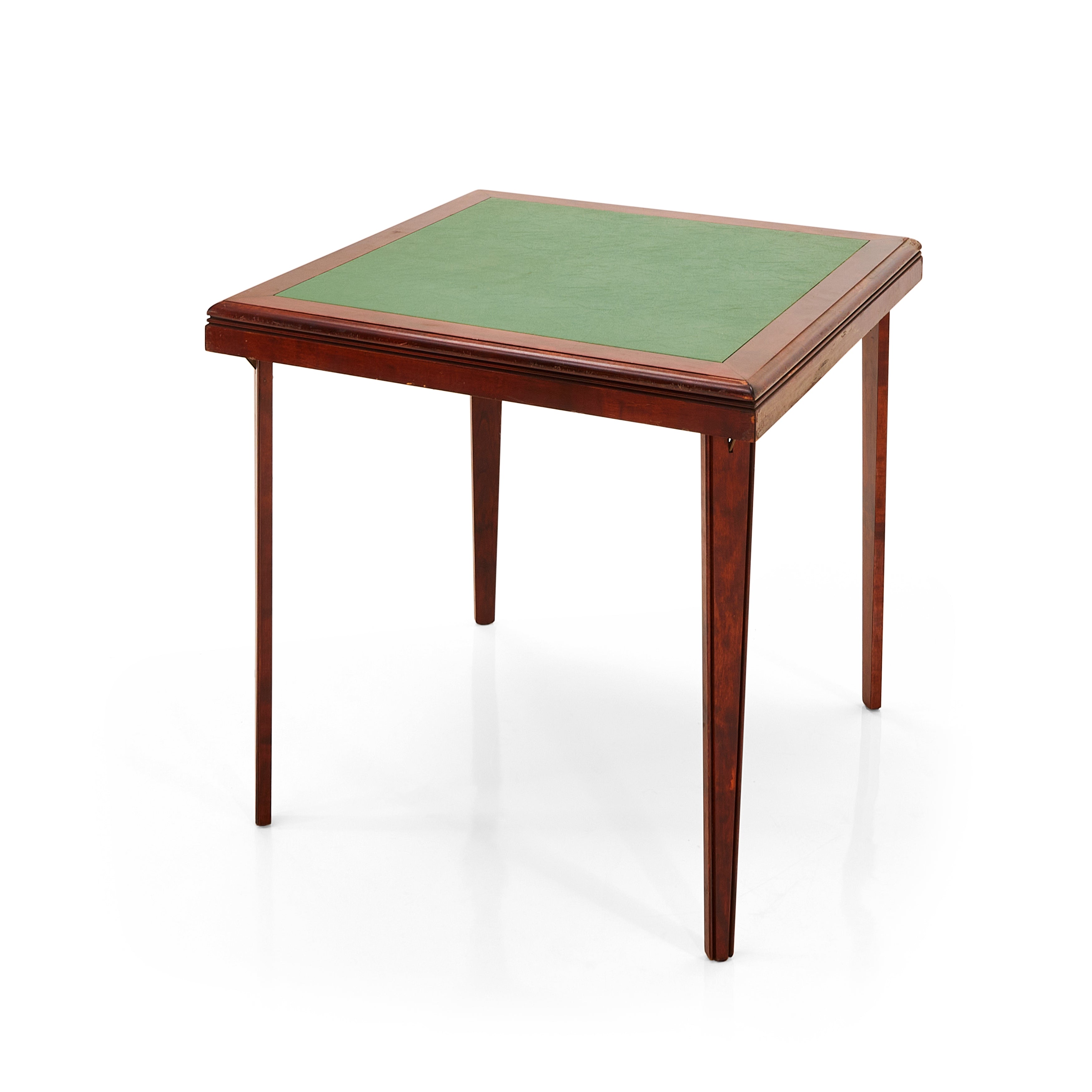 Green & Wood Card Table - Gil & Roy Props