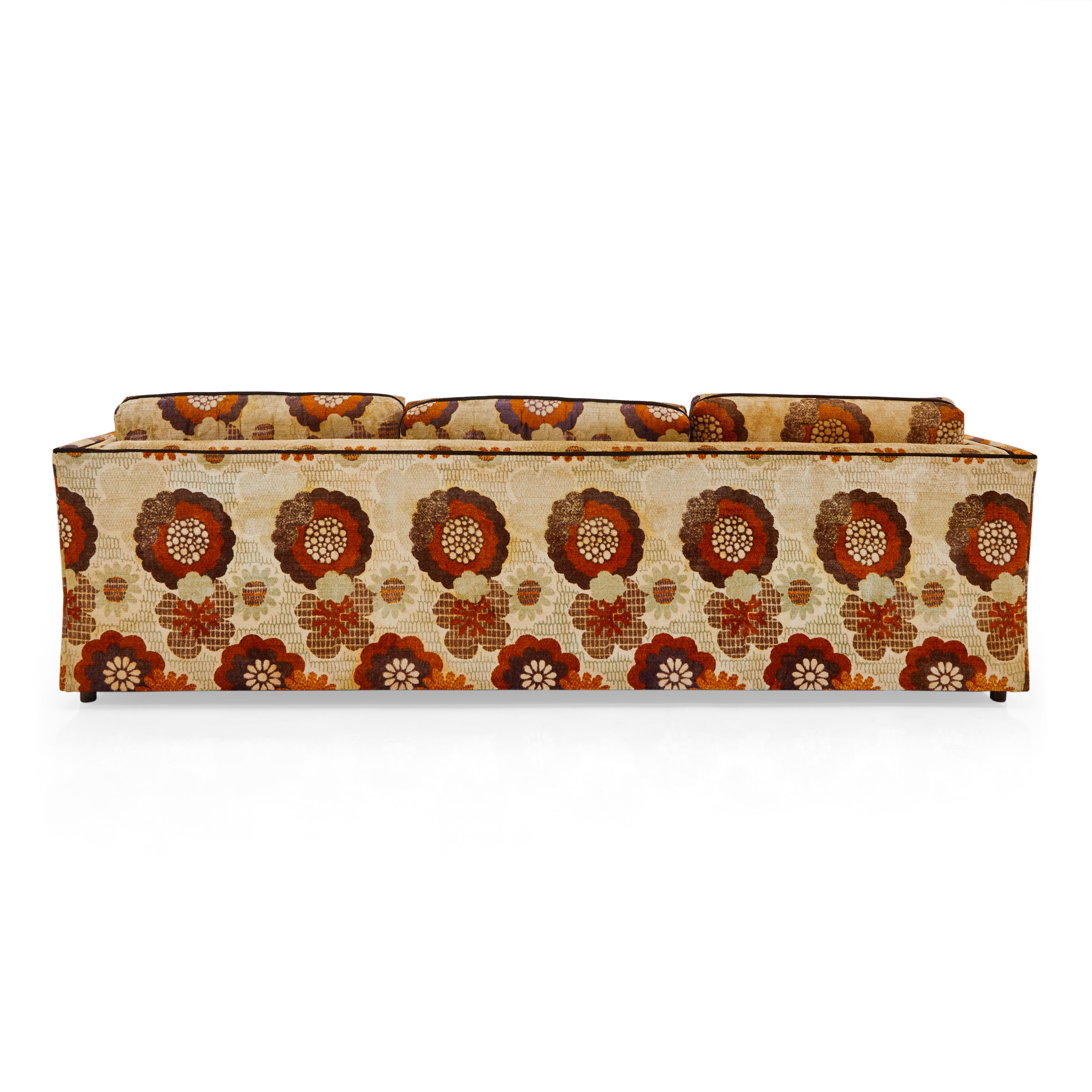 70s flower pattern couch