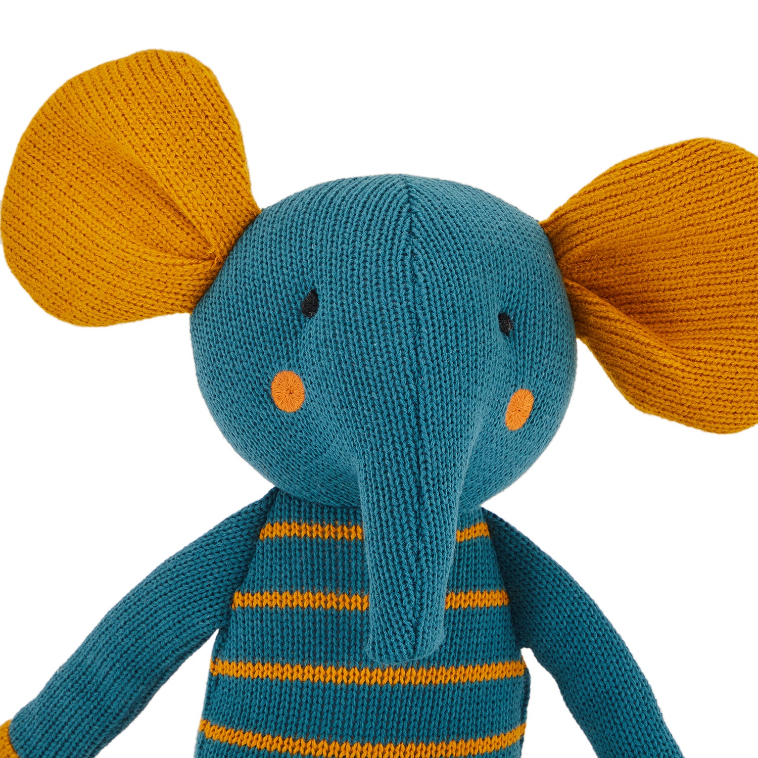 Blue Striped Elephant Stuffed Animal (A+D) - Gil & Roy Props