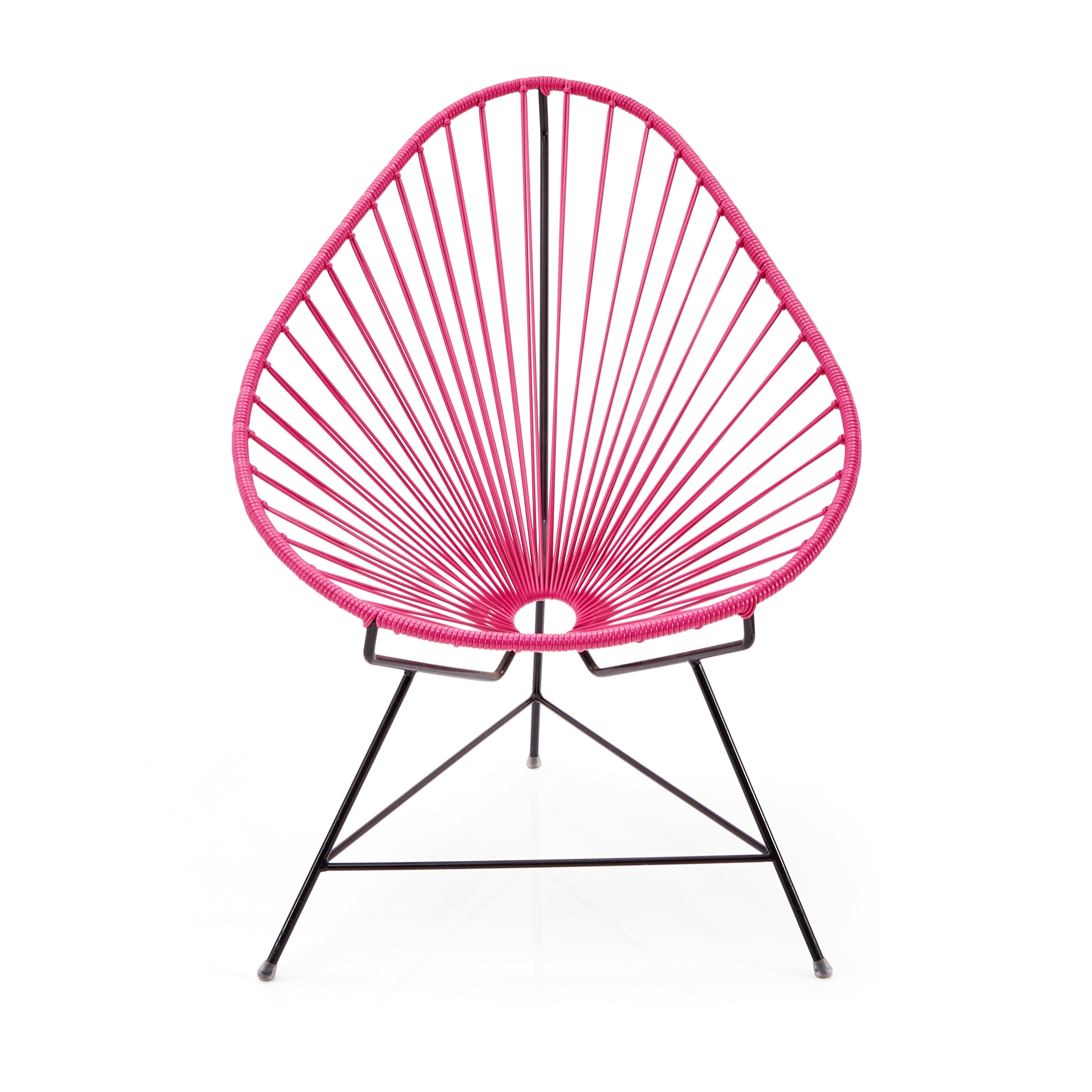 Acapulco Chair Pink & Black Frame - Gil & Roy Props