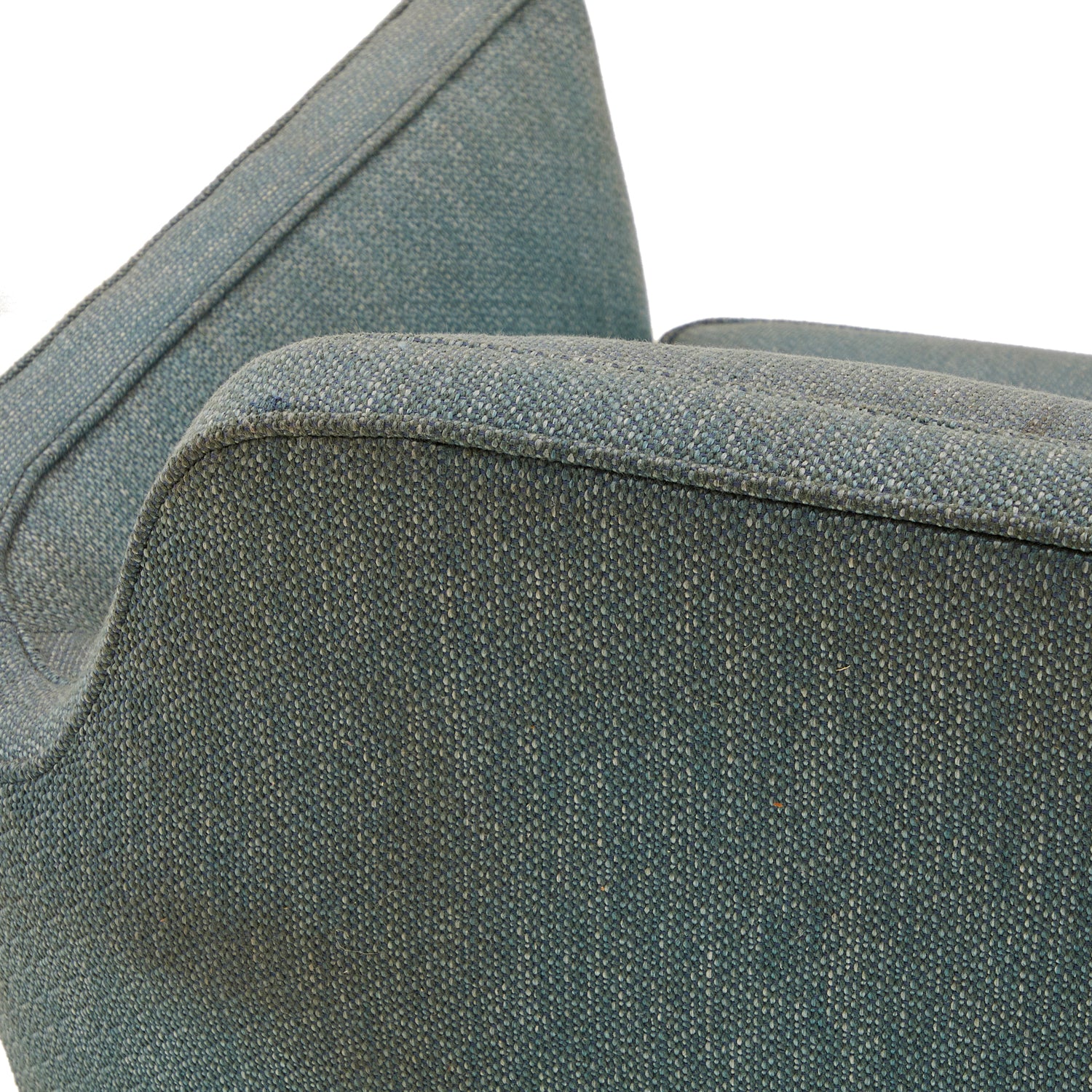 Blue Grey Gia Button Tufted Lounge Chair - Gil & Roy Props