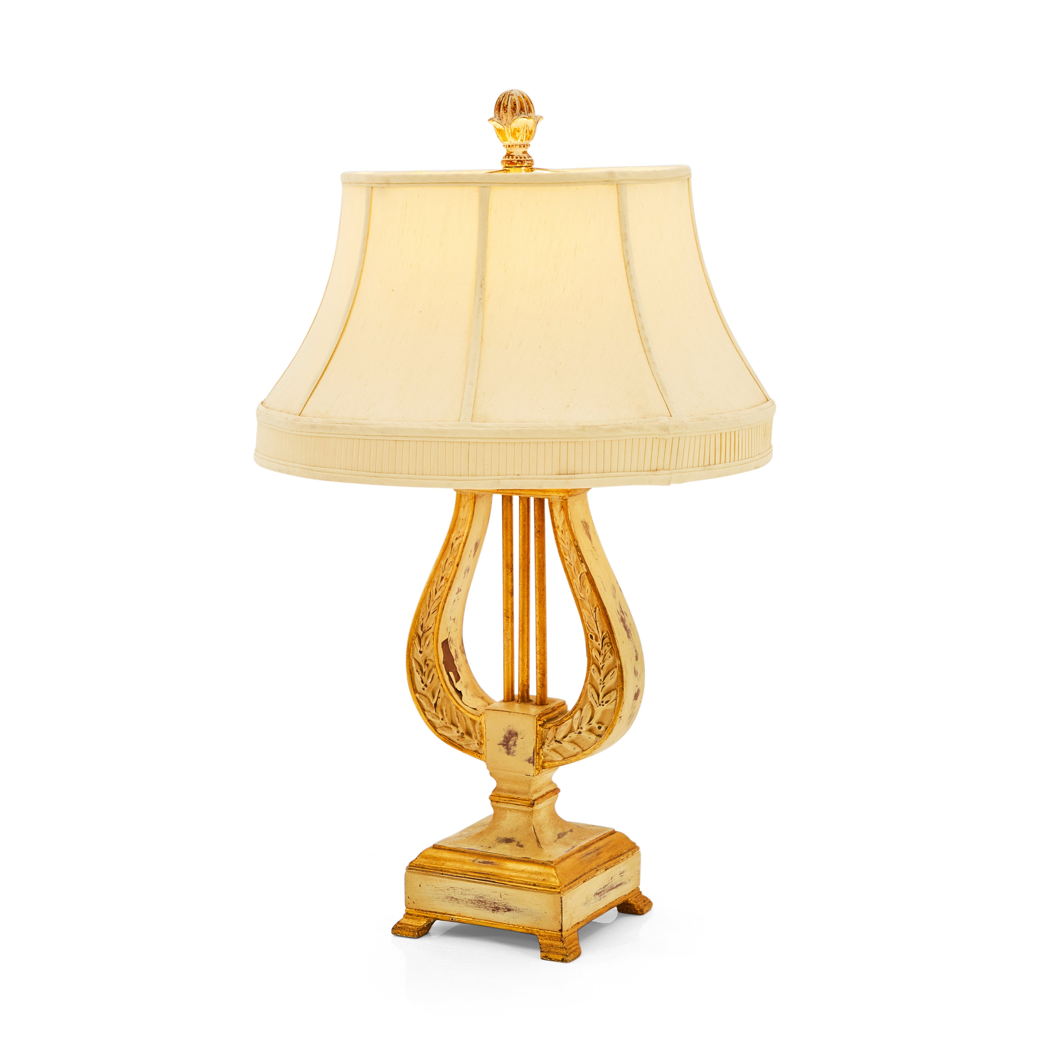 Gold Harp Table Lamp - Gil & Roy Props