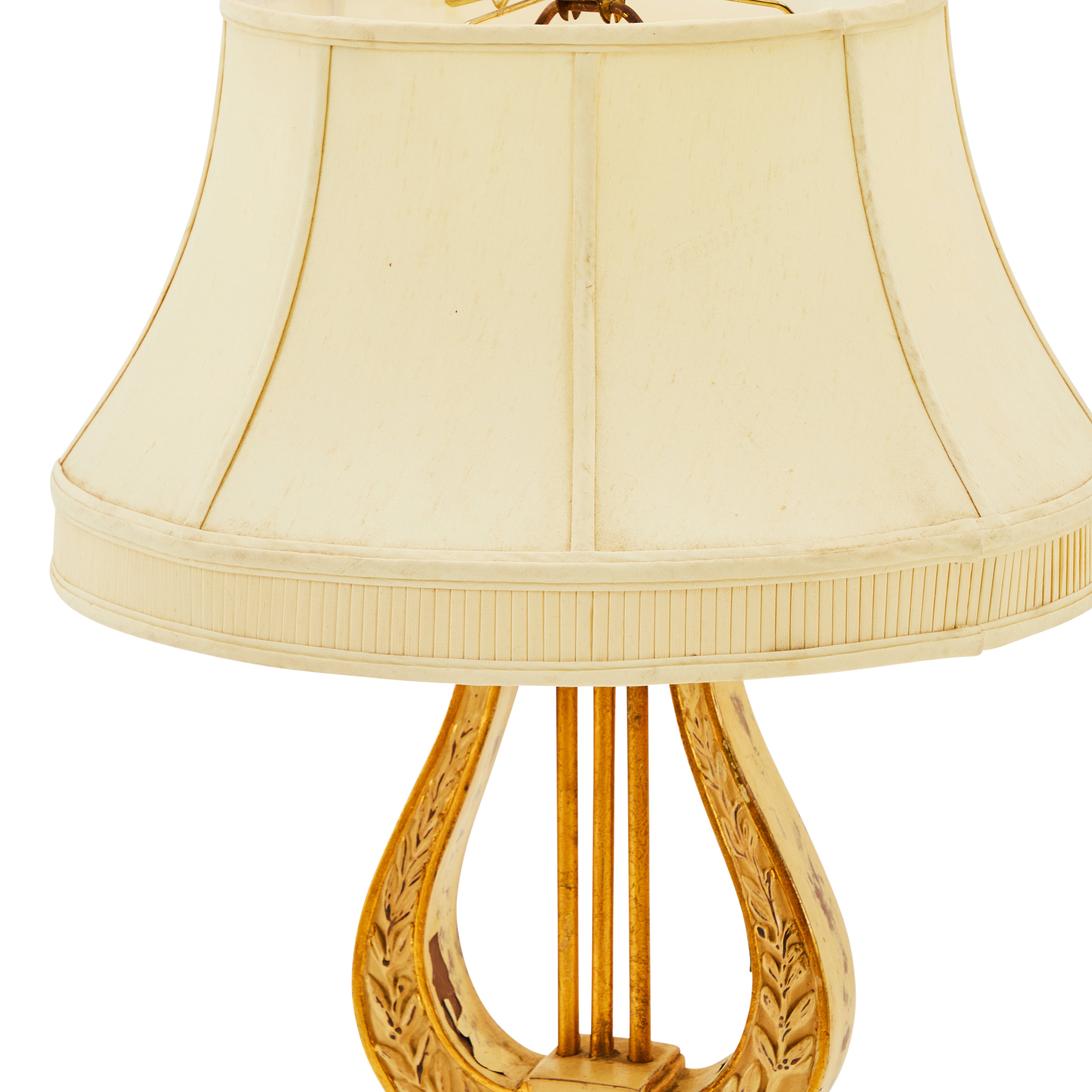 Gold Harp Table Lamp - Gil & Roy Props