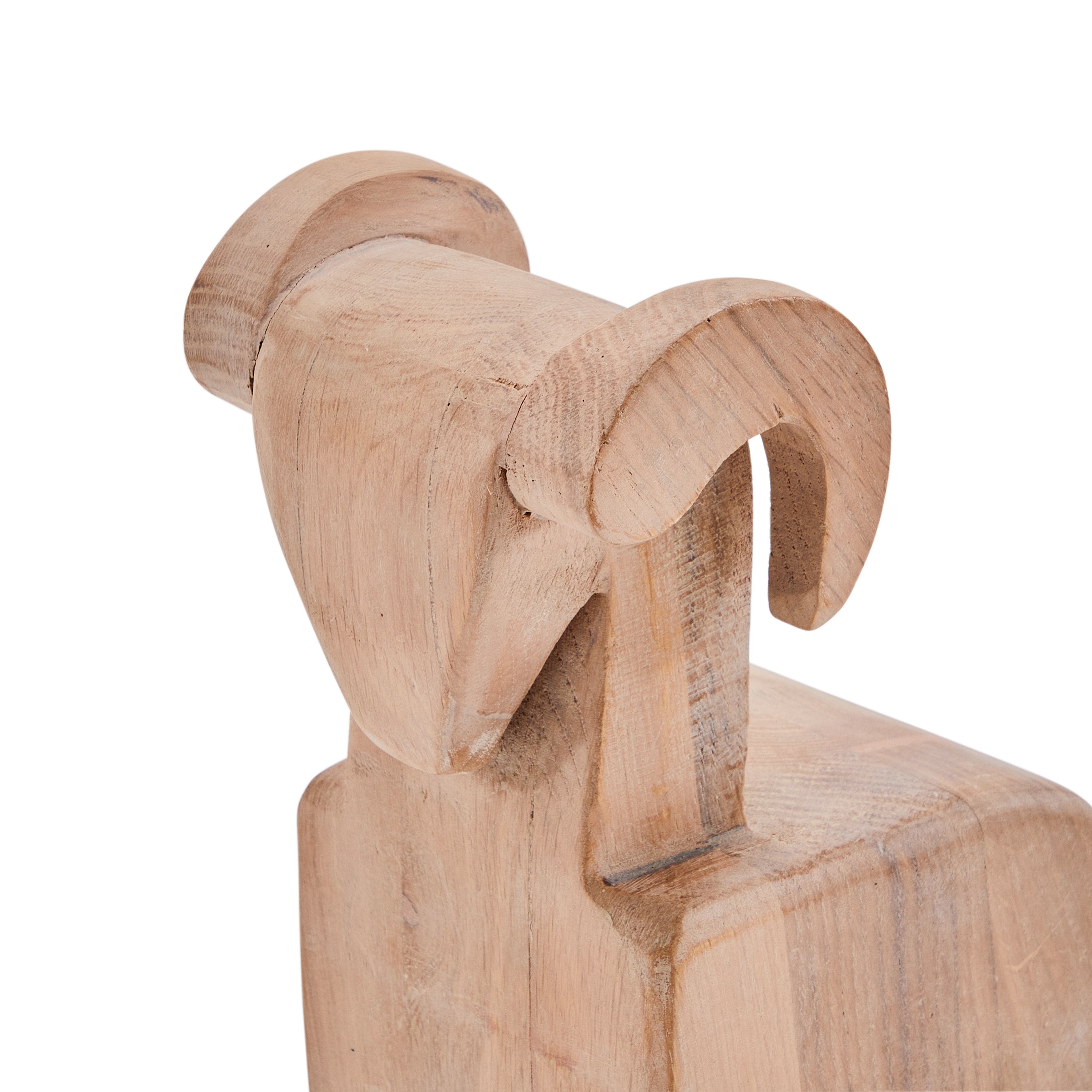 Wood Light Ram Table Sculpture (A+D) - Gil & Roy Props