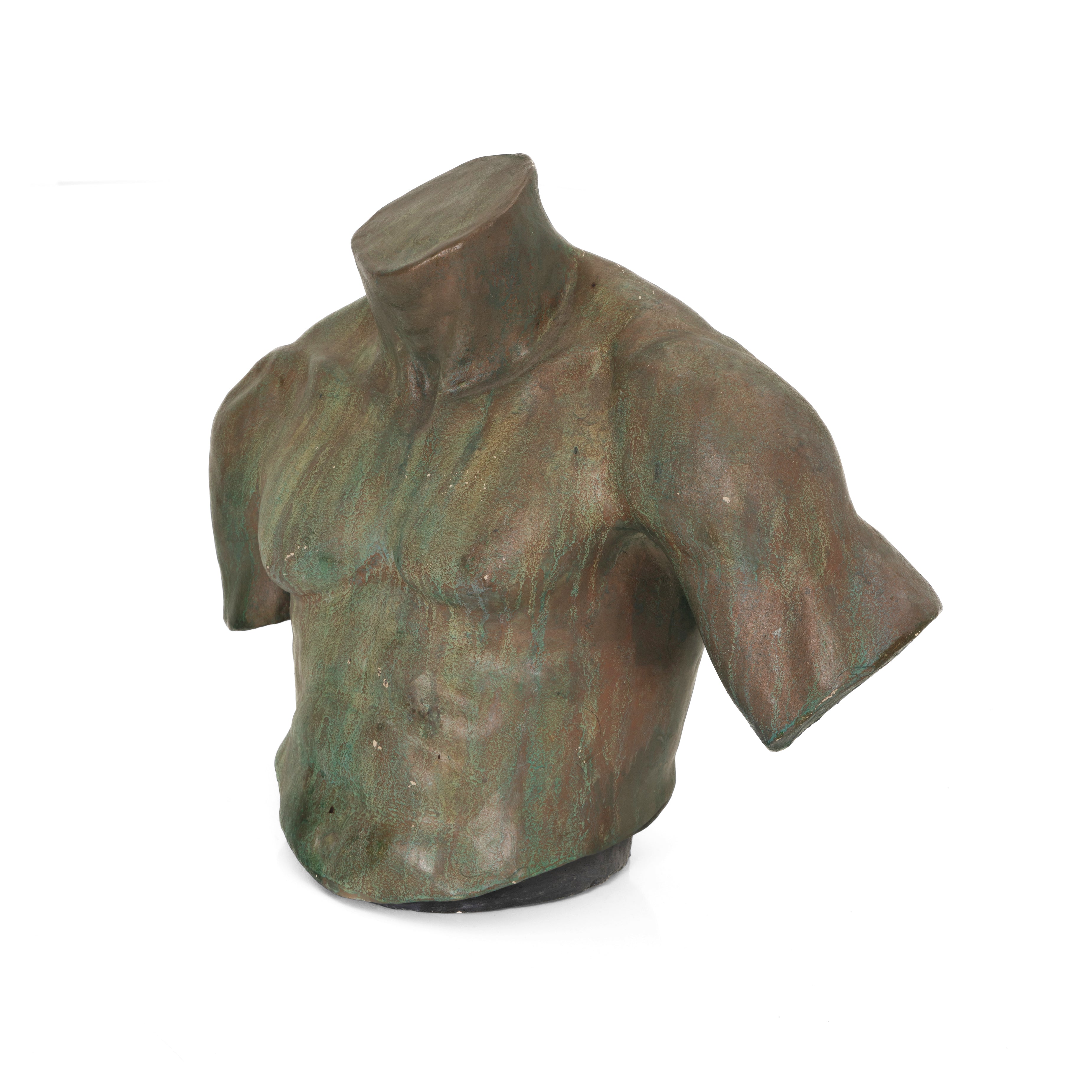 Bronze Male Chest Table Sculpture - Gil & Roy Props