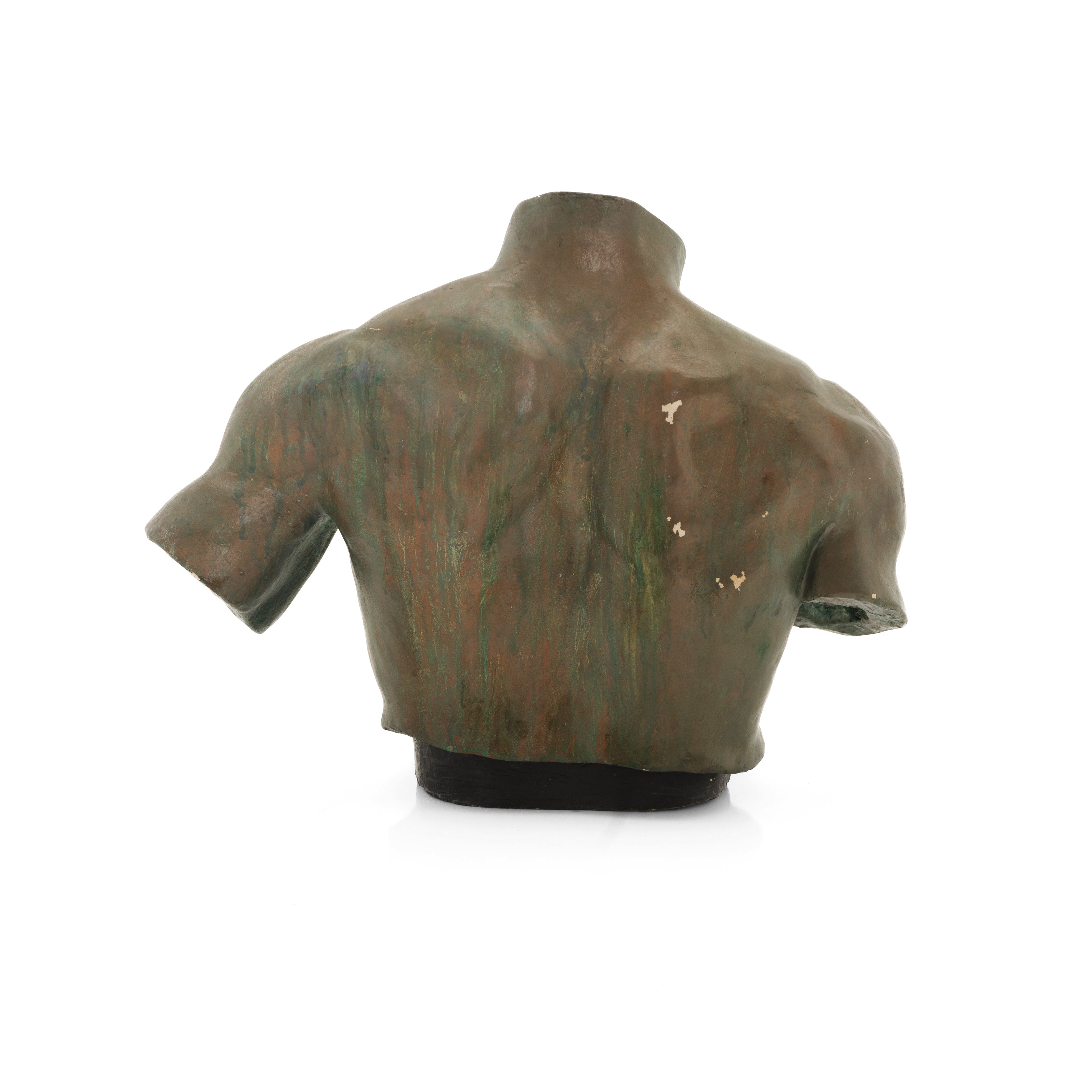 Bronze Male Chest Table Sculpture - Gil & Roy Props