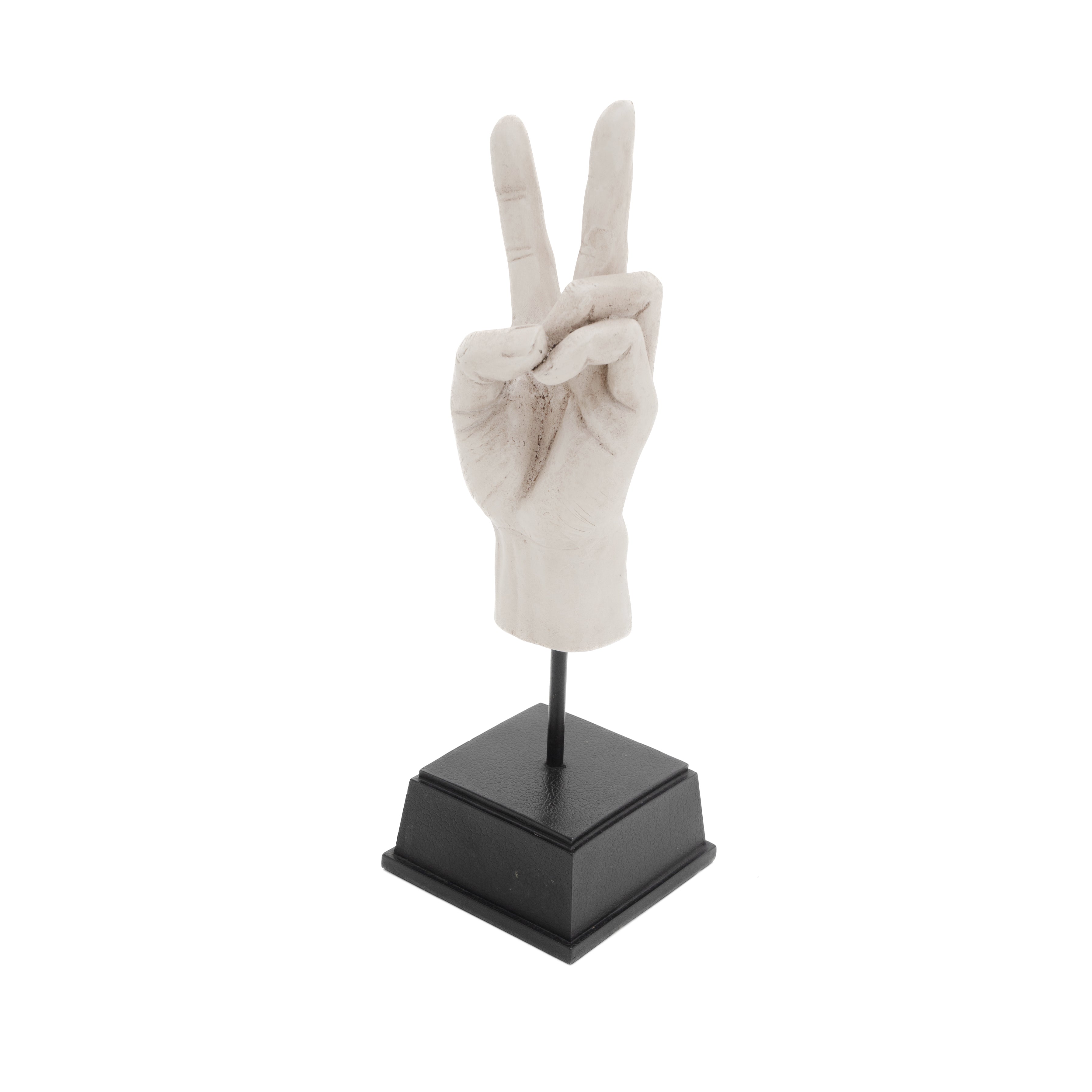 White Stone Hand Table Sculpture (A+D) - Gil & Roy Props