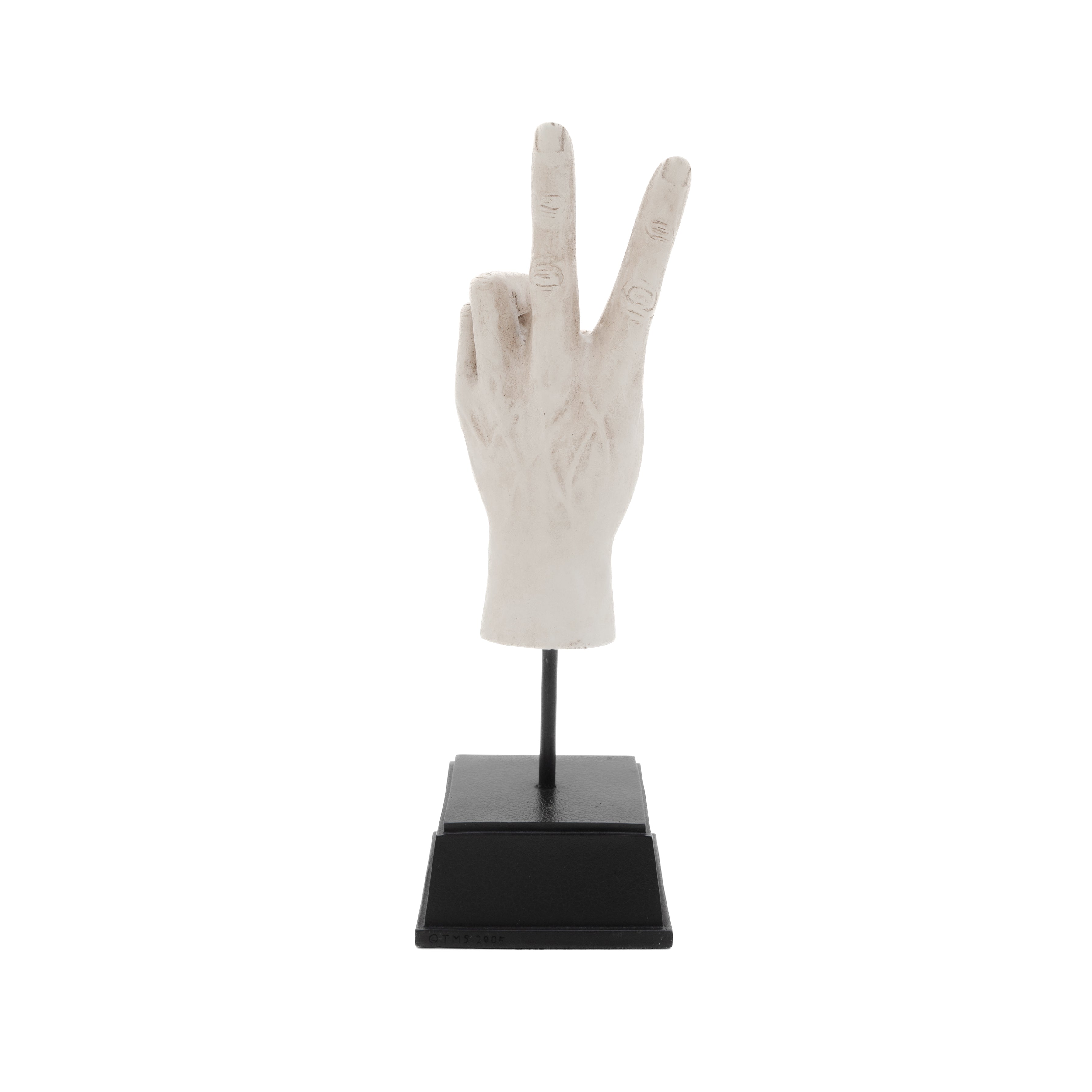 White Stone Hand Table Sculpture (A+D) - Gil & Roy Props