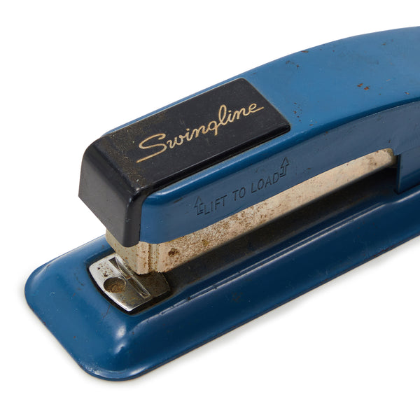 Blue Metal Vintage Stapler - Gil & Roy Props